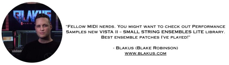 Vista II – Small String Ensembles Lite – Performance Samples